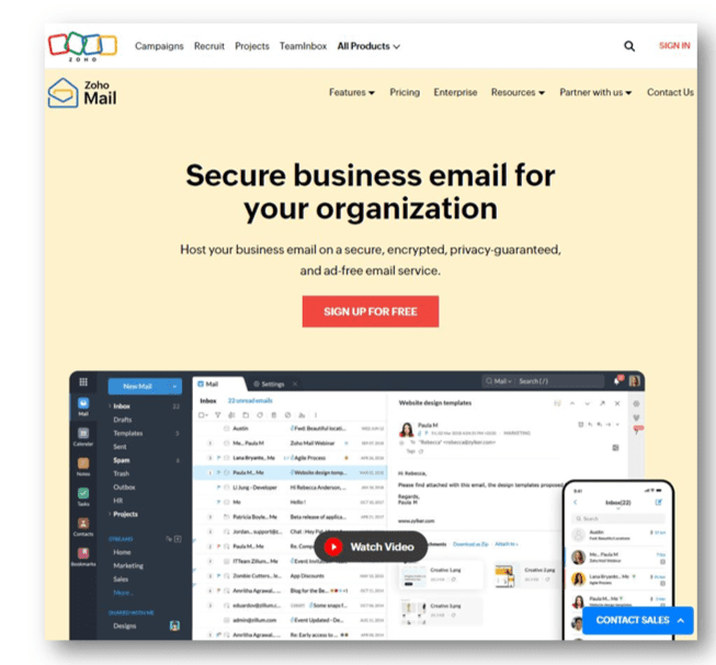 Top 11 Email Hosting Services for Small Businesses 2024