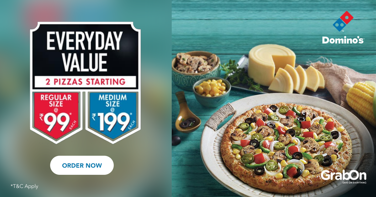 Domino s Coupon Codes Offers 50 OFF On All Pizzas Today