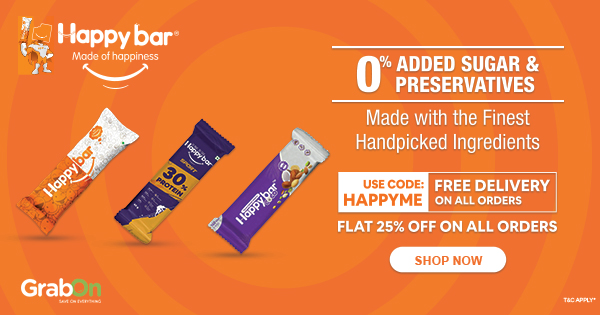 Happy Bars Coupons & Offers: Flat 25% OFF Promo Code Oct 2025