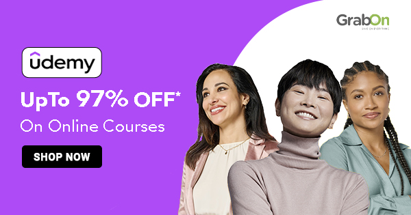 Udemy Coupons & Promo Codes: 97% OFF On Courses