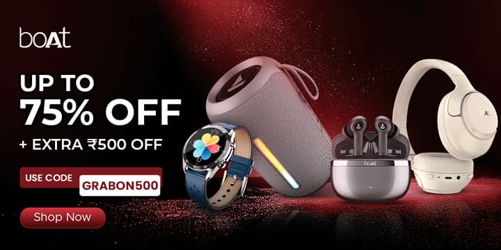 boAt Coupon Codes [75% + EXTRA ₹500 OFF] Jan 2026